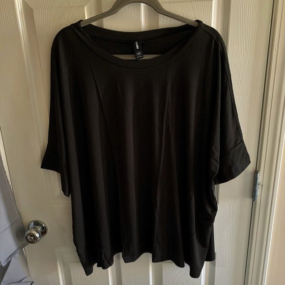 Agnes & Dora | Tops | Agnes Dora Xxl Black Boxy Ss Tee Nwt | Poshmark